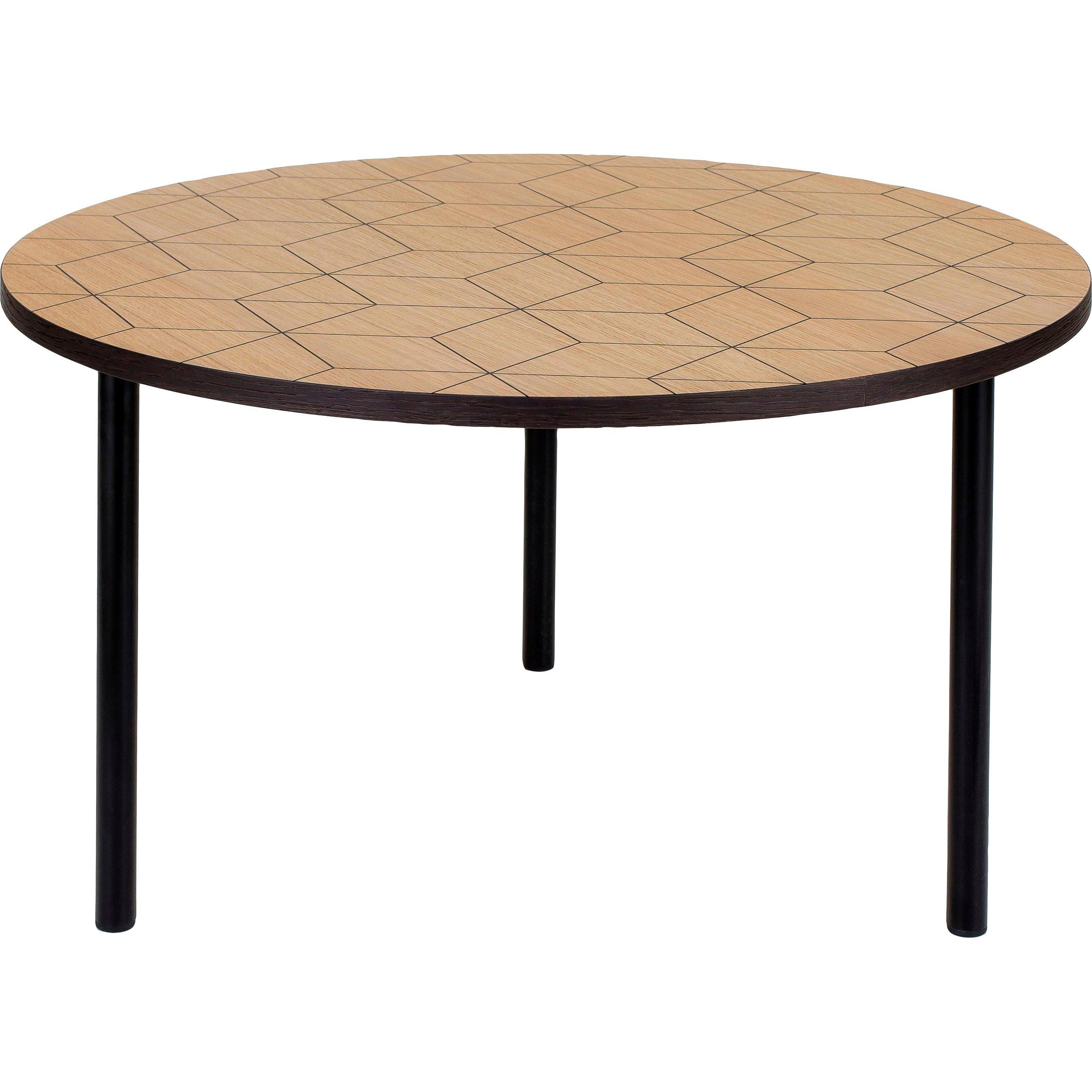 Table Basse Design Triangles 70cm en Chêne | ConsumerStore France